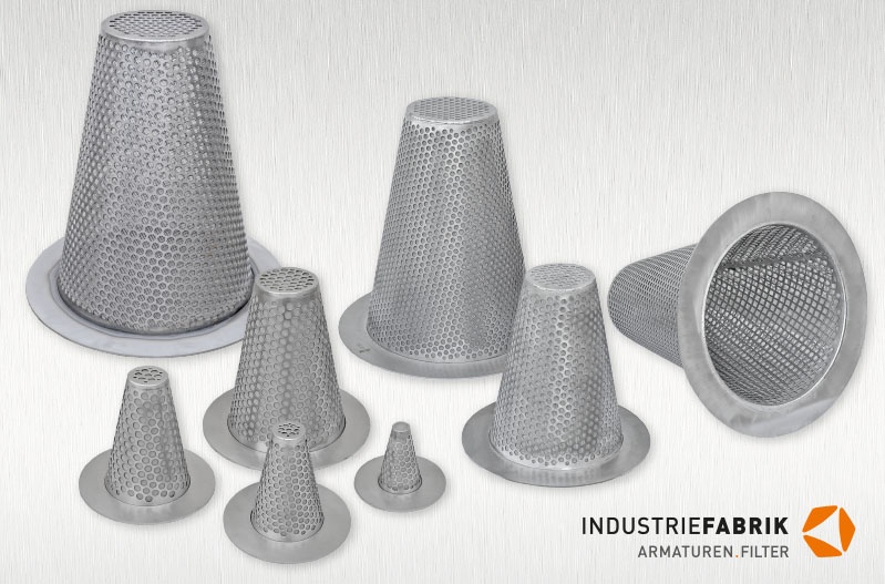 Hat screens Type H, Conical temporary strainers - Industriefilter ...