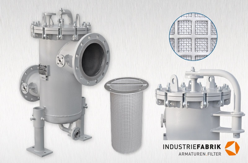 Simplex strainers Type EF, steel / stainless steel - Industriefilter ...