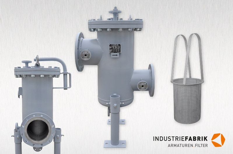 Simplex strainers Type EF, steel / stainless steel - Industriefilter ...