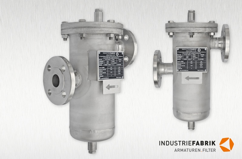 Simplex strainers Type EF, steel / stainless steel - Industriefilter ...