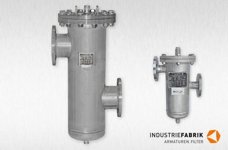 Simplex strainers Type EF, steel / stainless steel - Industriefilter ...