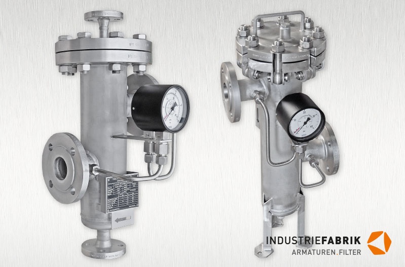 Simplex strainers Type EF, steel / stainless steel - Industriefilter ...