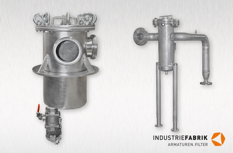 Special filters and strainers of the Industriefabrik - Industriefilter ...